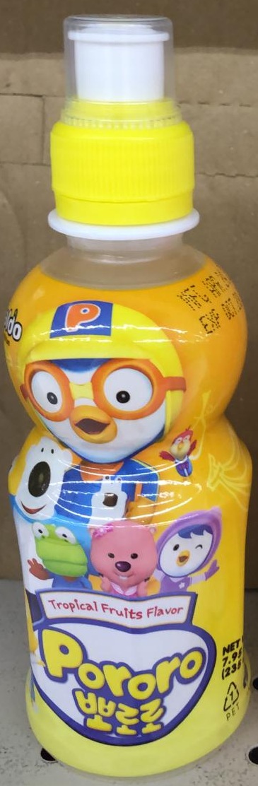 Paldo Pororo Juice Drink Tropical Fruits Flavor - 7.95 fl oz